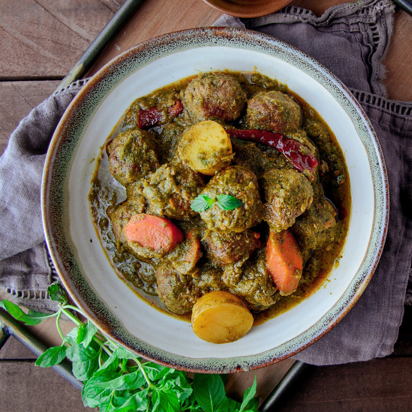 Beef Kofta Saag Masala Meal | Inland Curry